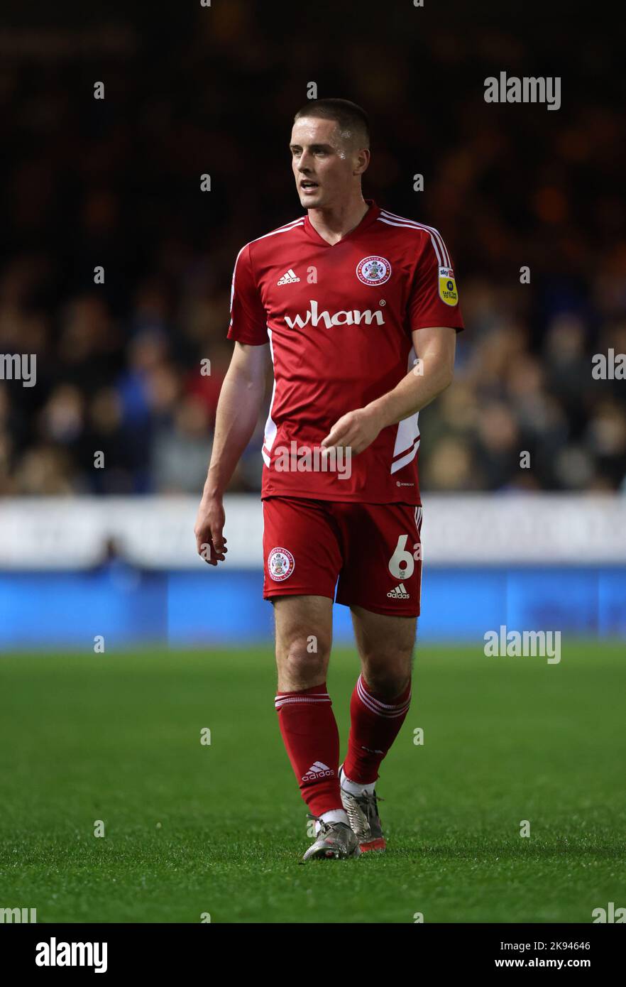 Peterborough, UK. 25th Oct, 2022. Liam Coyle (AS) at the Peterborough ...