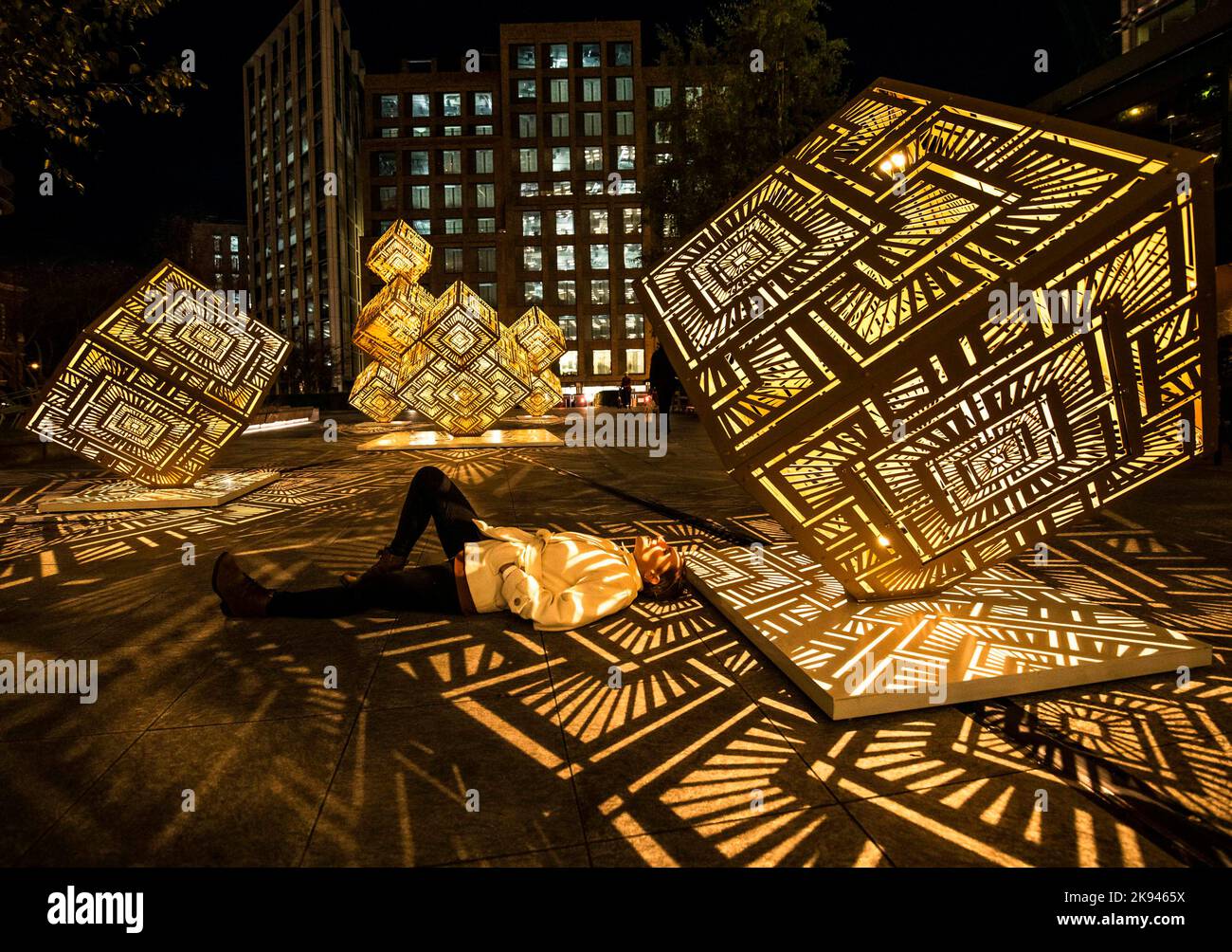 EDITORIAL USE ONLY Artist Yelena Filipchuk of HYBYCOZO with ...