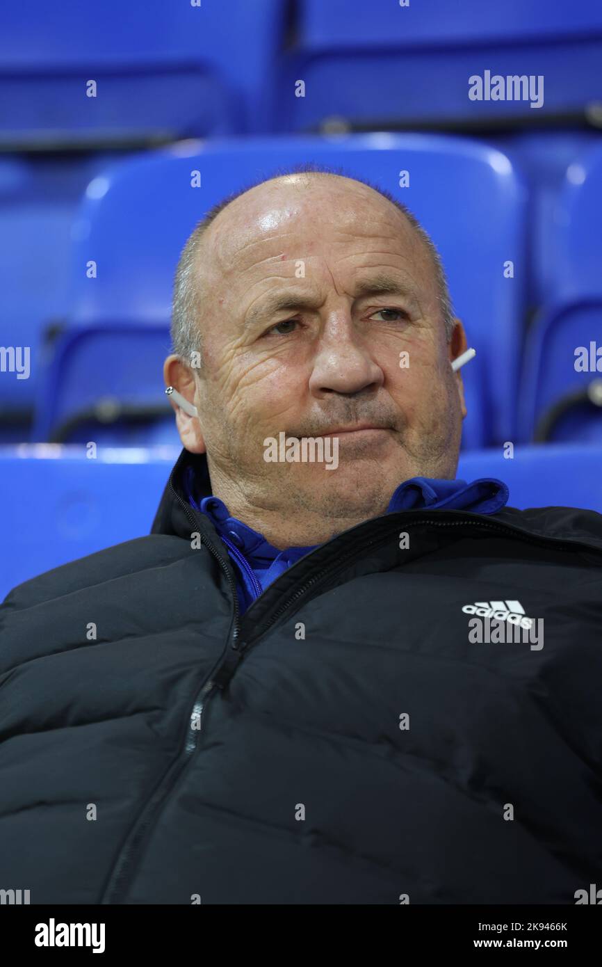 Peterborough, UK. 25th Oct, 2022. John Coleman (Accrington Stanley ...