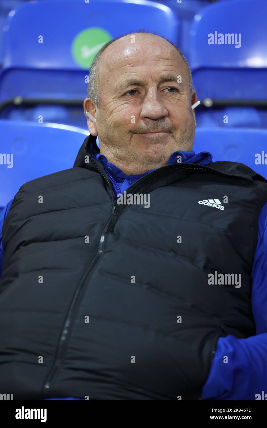 Peterborough, UK. 25th Oct, 2022. John Coleman (Accrington Stanley ...