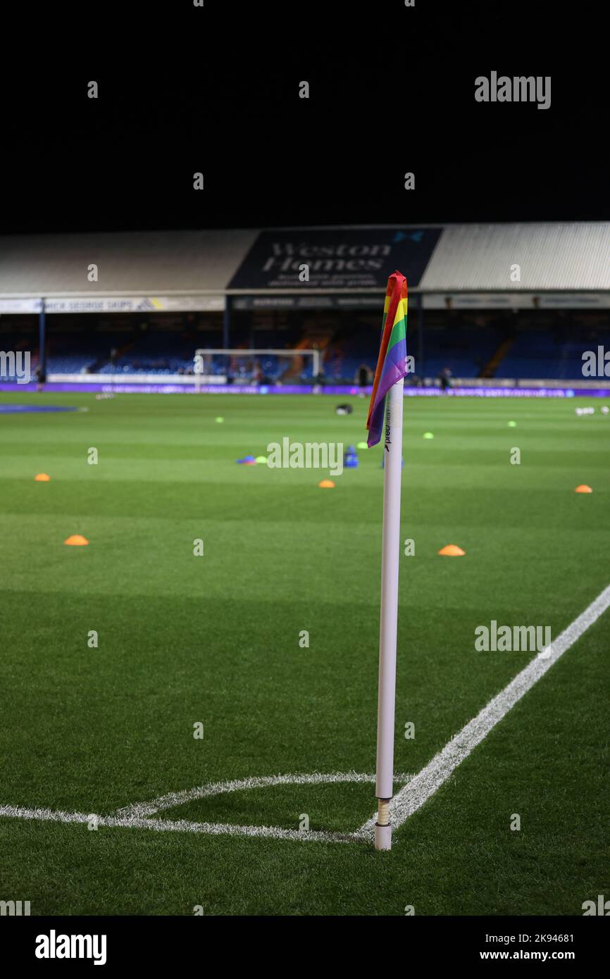 Weston homes stadium corner flag hi-res stock photography and images ...