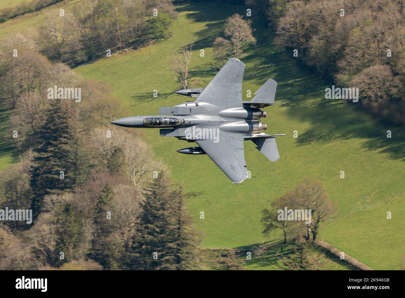 Mach Loop F-15 Stock Photo - Alamy