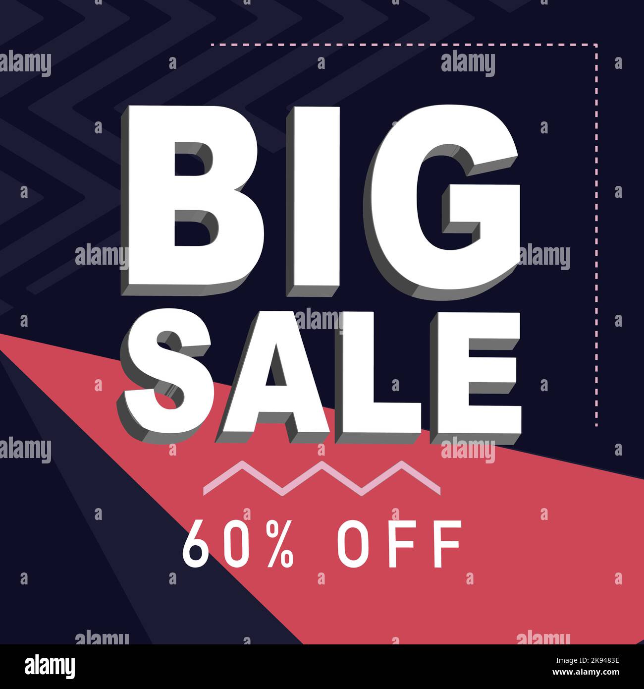 60 percent discount banner Stock Vector Images - Alamy