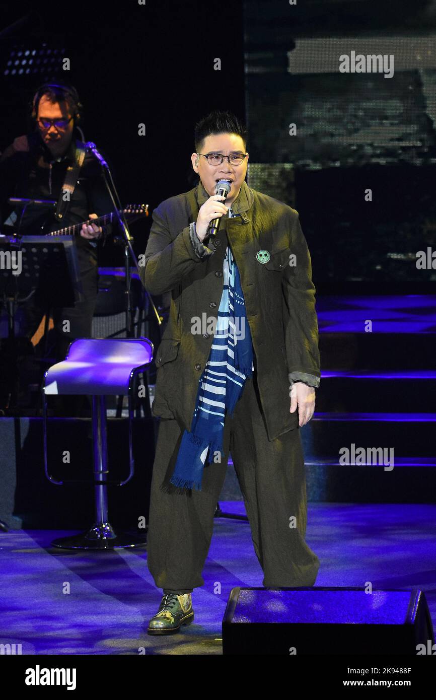 Hong Kong actor and Cantopop singer William So Wing Hong held a Taipei ...