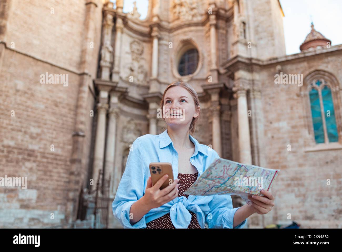 Valencia, Spain travel summer tourism holiday vacation background ...