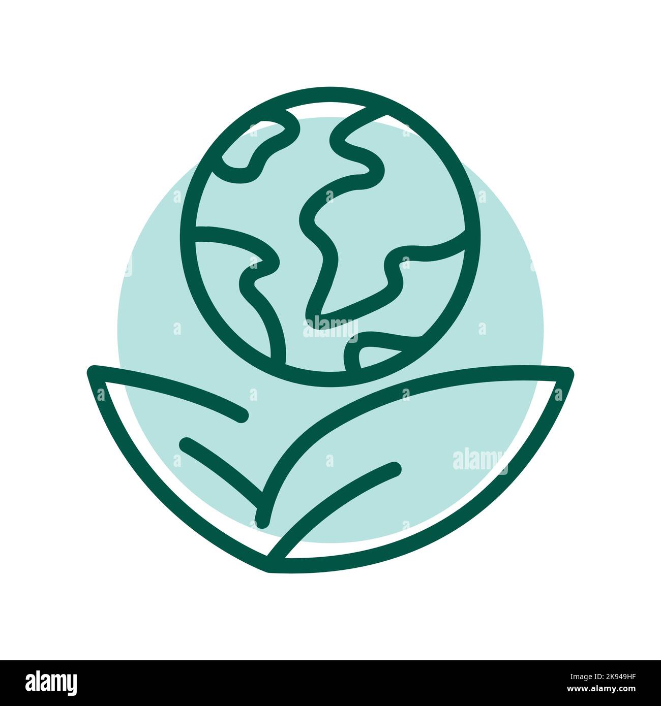 Earth pictogram Stock Vector Images - Alamy