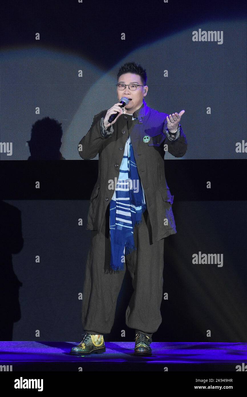 Hong Kong actor and Cantopop singer William So Wing Hong held a Taipei ...