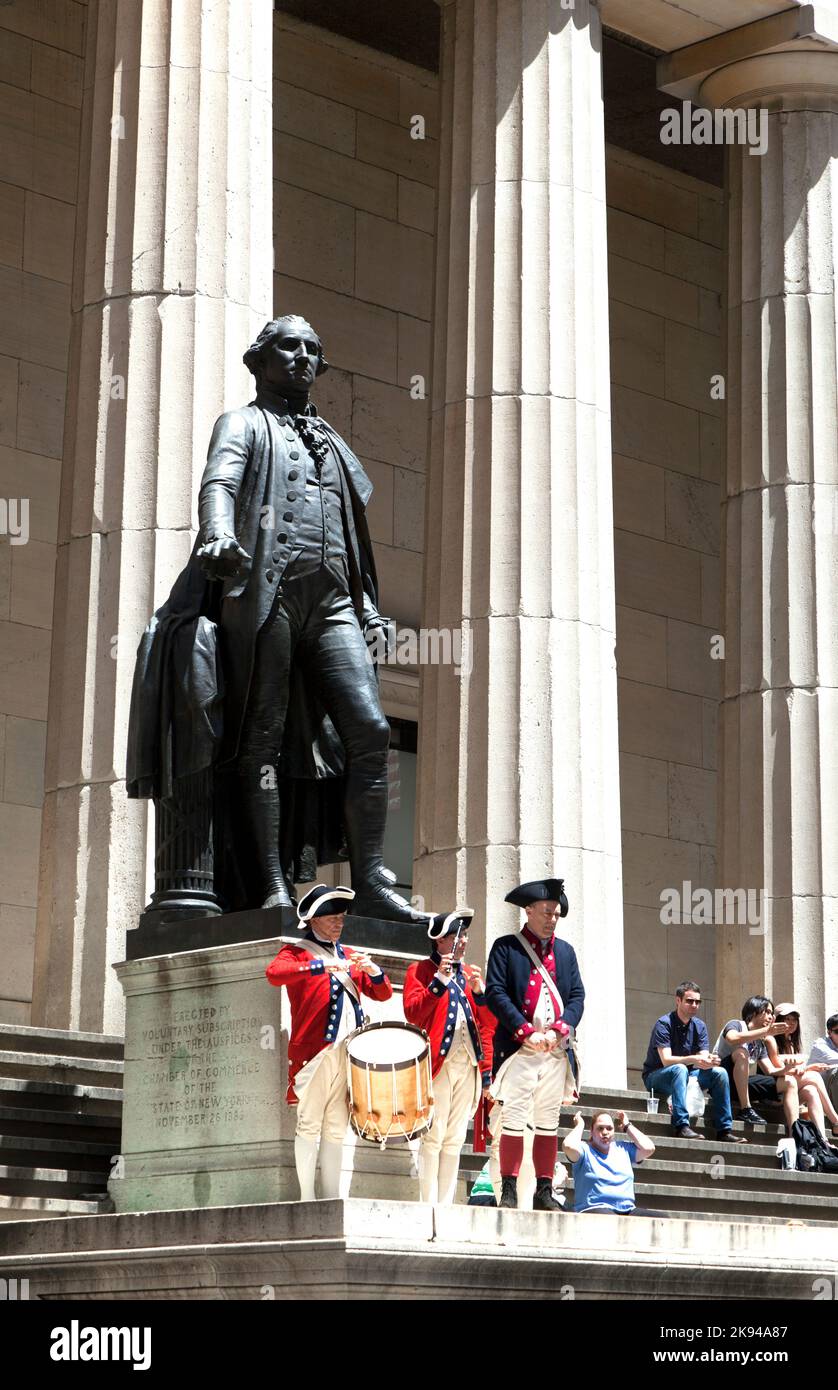 New York, USA - July 9, 2010: Ceremony for declaration of independence ...