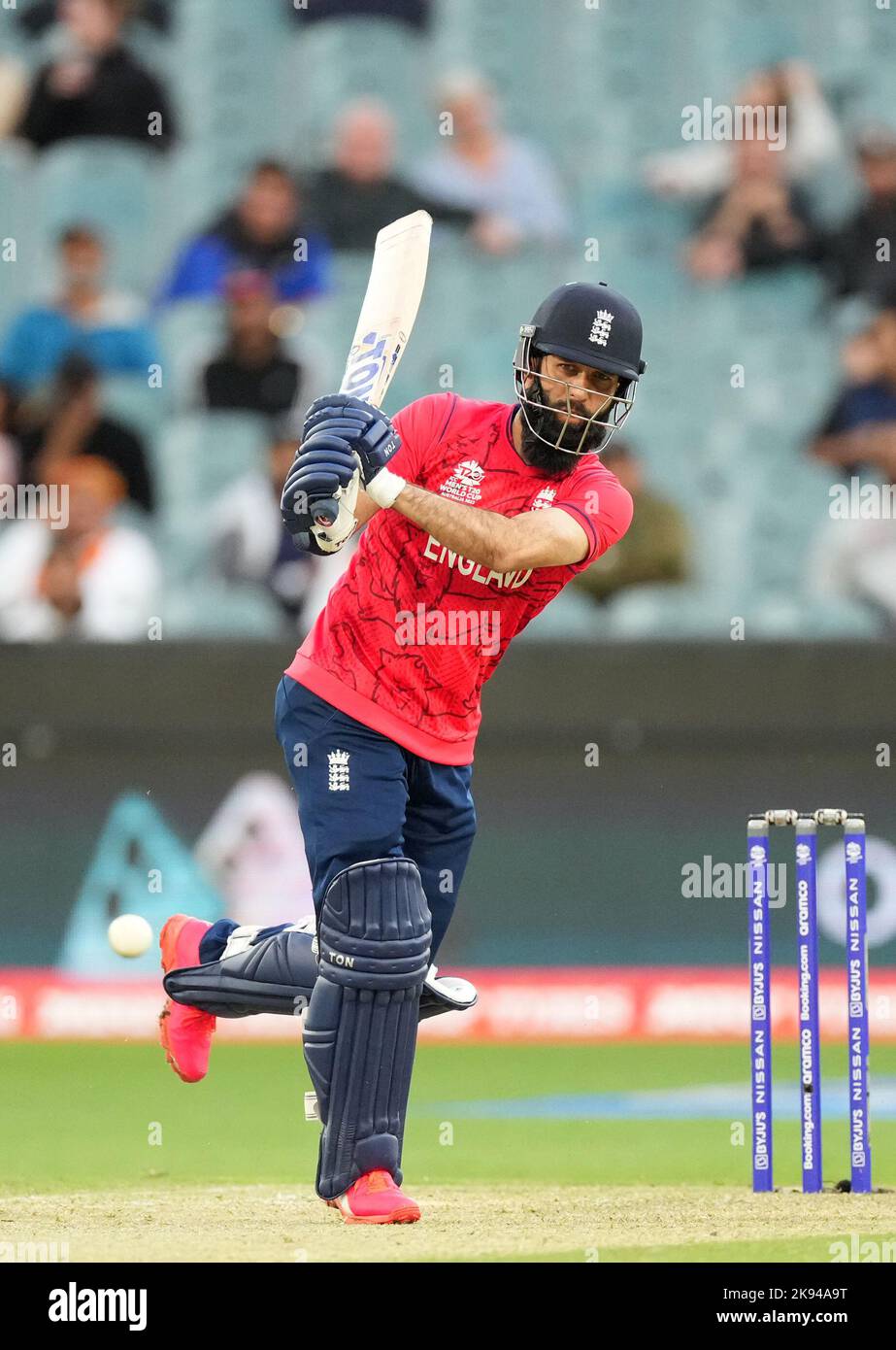 England's Moeen Ali during the T20 World Cup Super 12 match at ...
