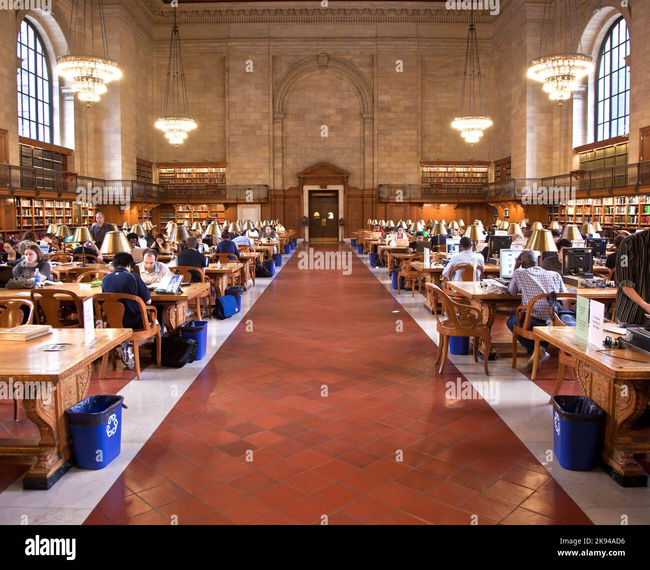 NEW YORK - JULY 10: The New York Public Library (NYPL) is the largest ...