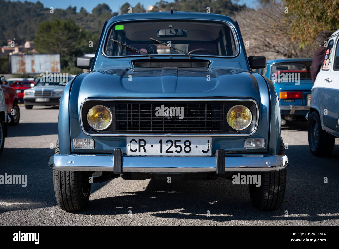 Old renault rally car racing hi-res stock photography and images - Alamy
