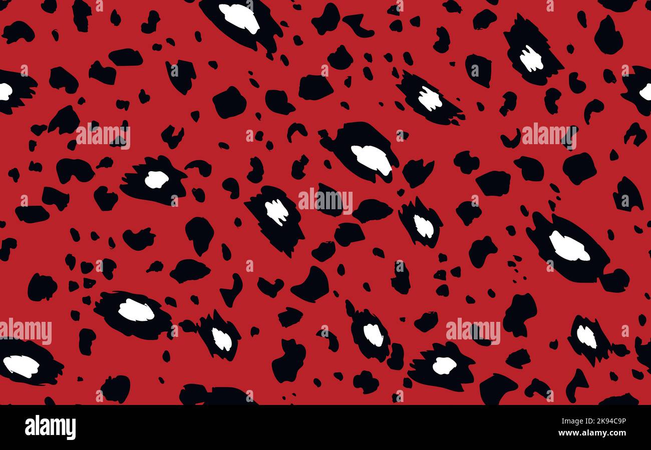 Abstract modern leopard seamless pattern. Animals trendy background ...