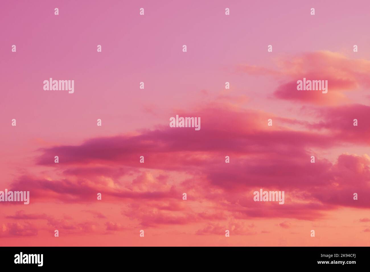 sunset sky with pink clouds. High quality photo Stock Photo - Alamy
