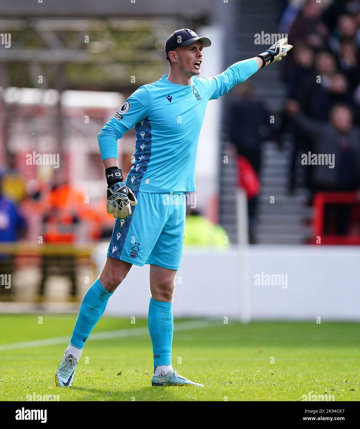 Nottingham Forest goalkeeper Dean Henderson during the Premier League ...