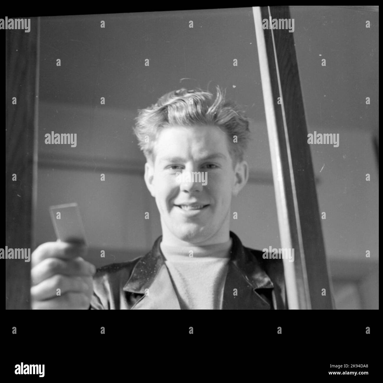 Personnel in ticket box Stock Photo - Alamy