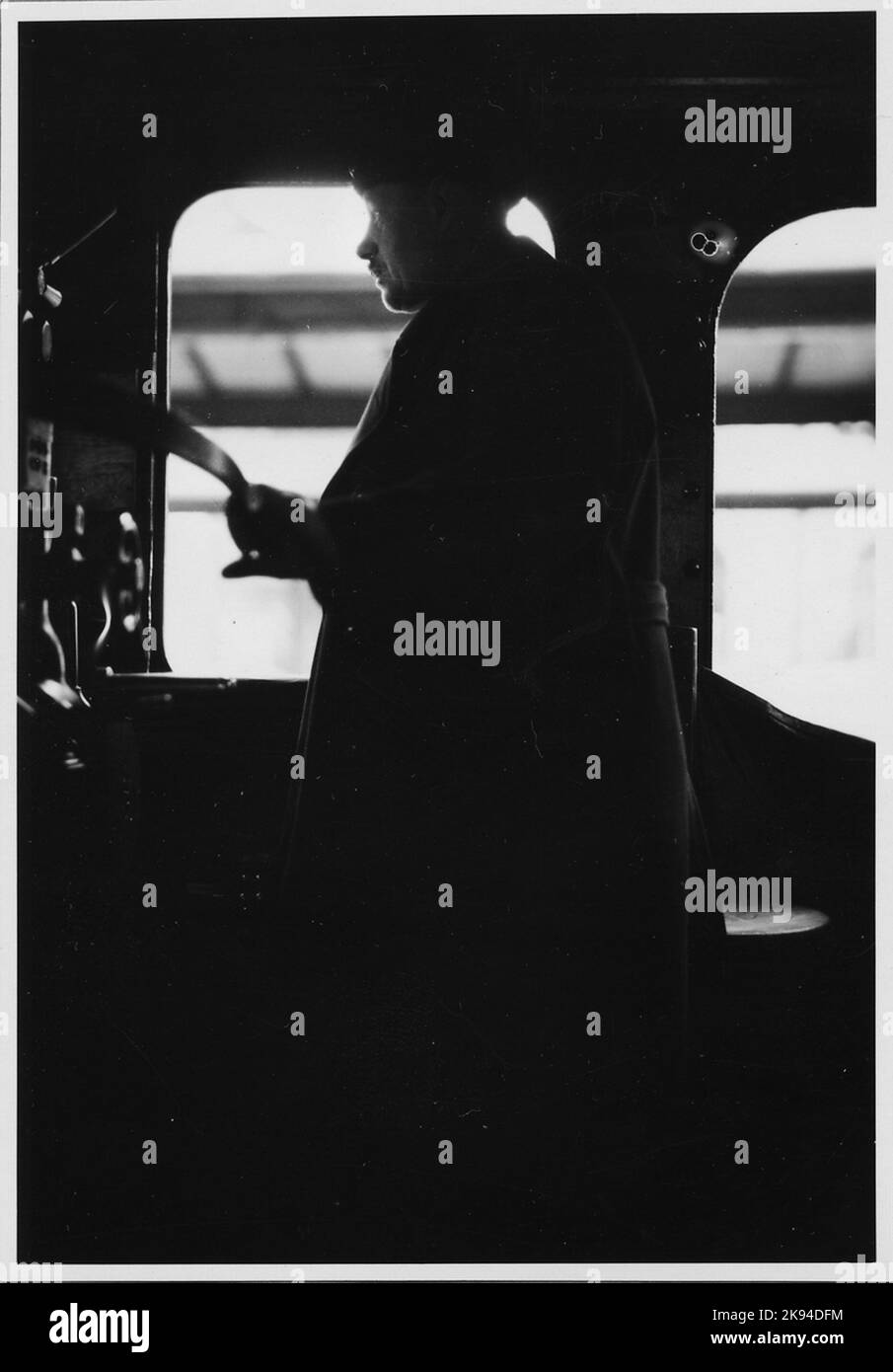 Driver in locomotive cab hi-res stock photography and images - Alamy