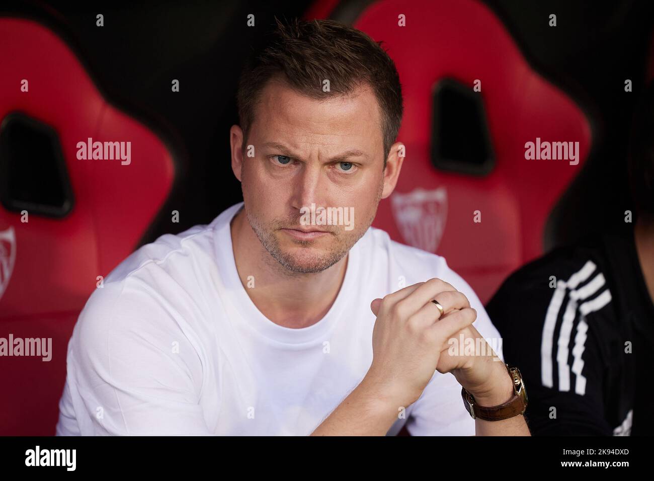 Seville, Spain. 25th Oct, 2022. Head coach Jacob Neestrup of FC ...