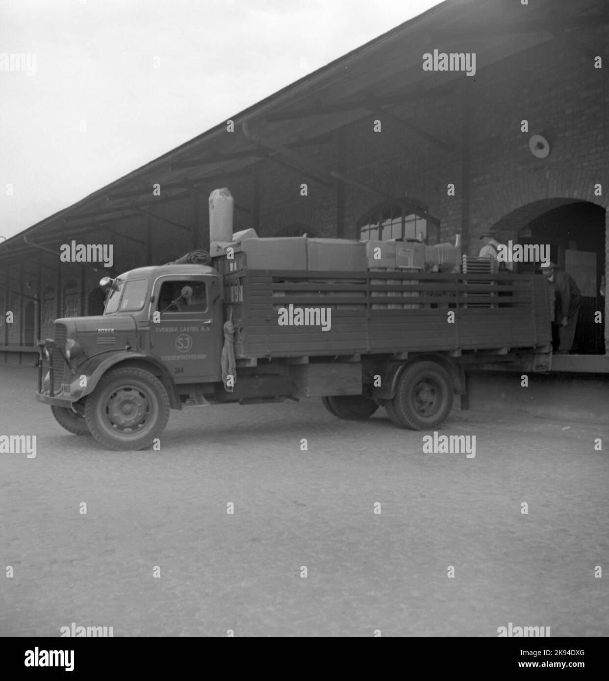 Freight drive from Stockholm Norra station. From door to door Stock ...