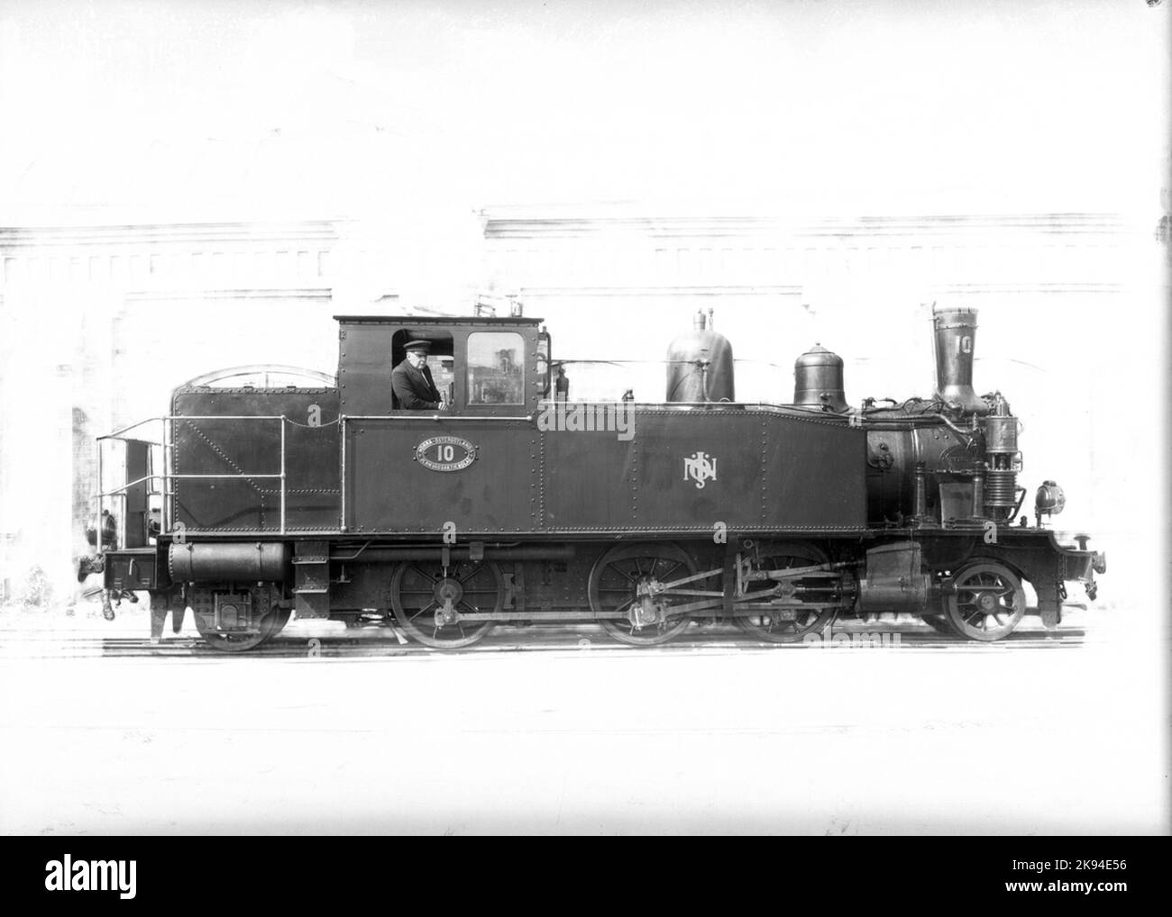 Kimstad "Nöjn Lok 10 After rebuilding built in 1904 1935 converted to ...