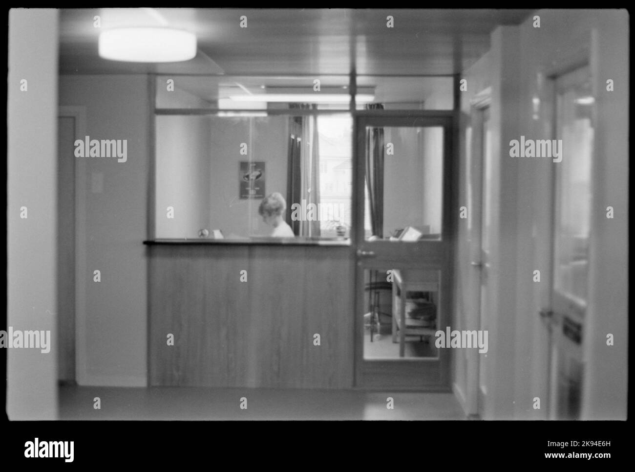 Office at SJ freight expedition, Gävle freight yard Stock Photo - Alamy