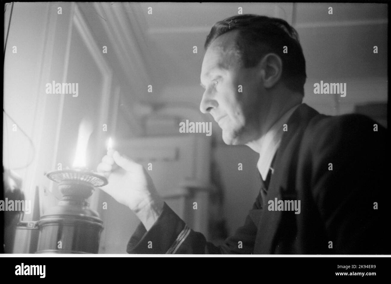 Naval captain on board ferry Stock Photo - Alamy