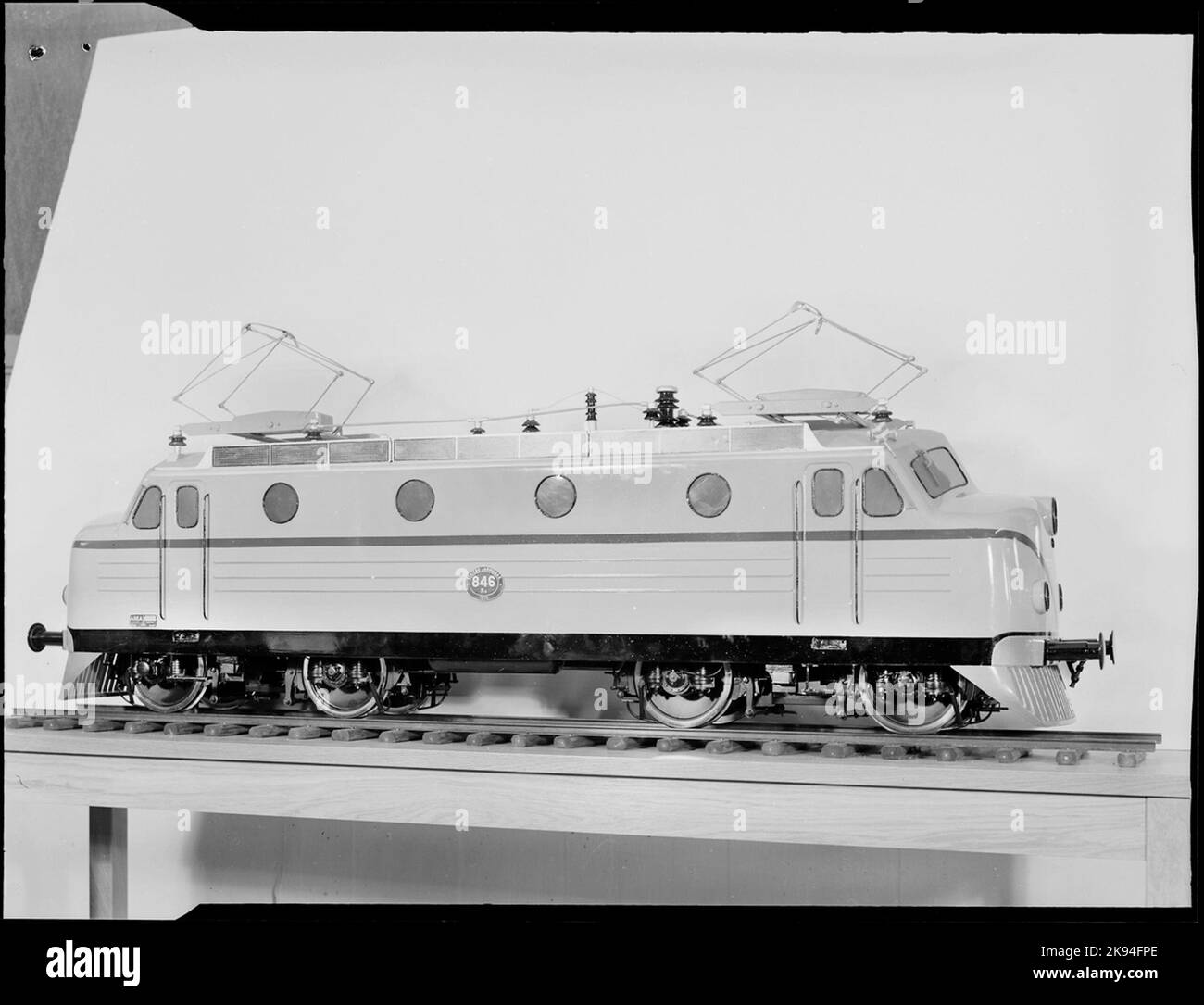 Model of Elllok, State Railways SJ RA 846, scale 1:10 Stock Photo - Alamy