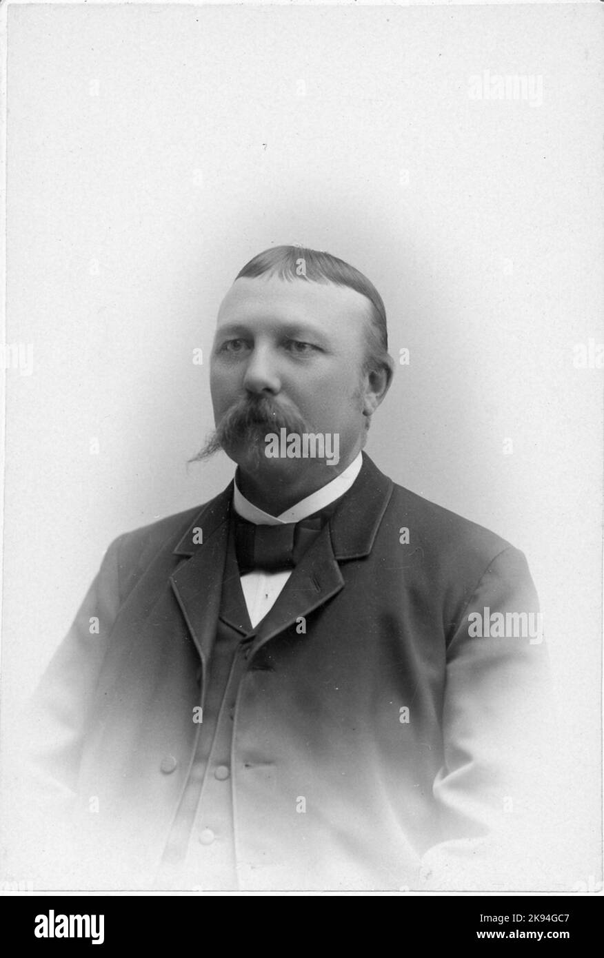Station inspector Johan Ludvig Ohlsson Stock Photo - Alamy