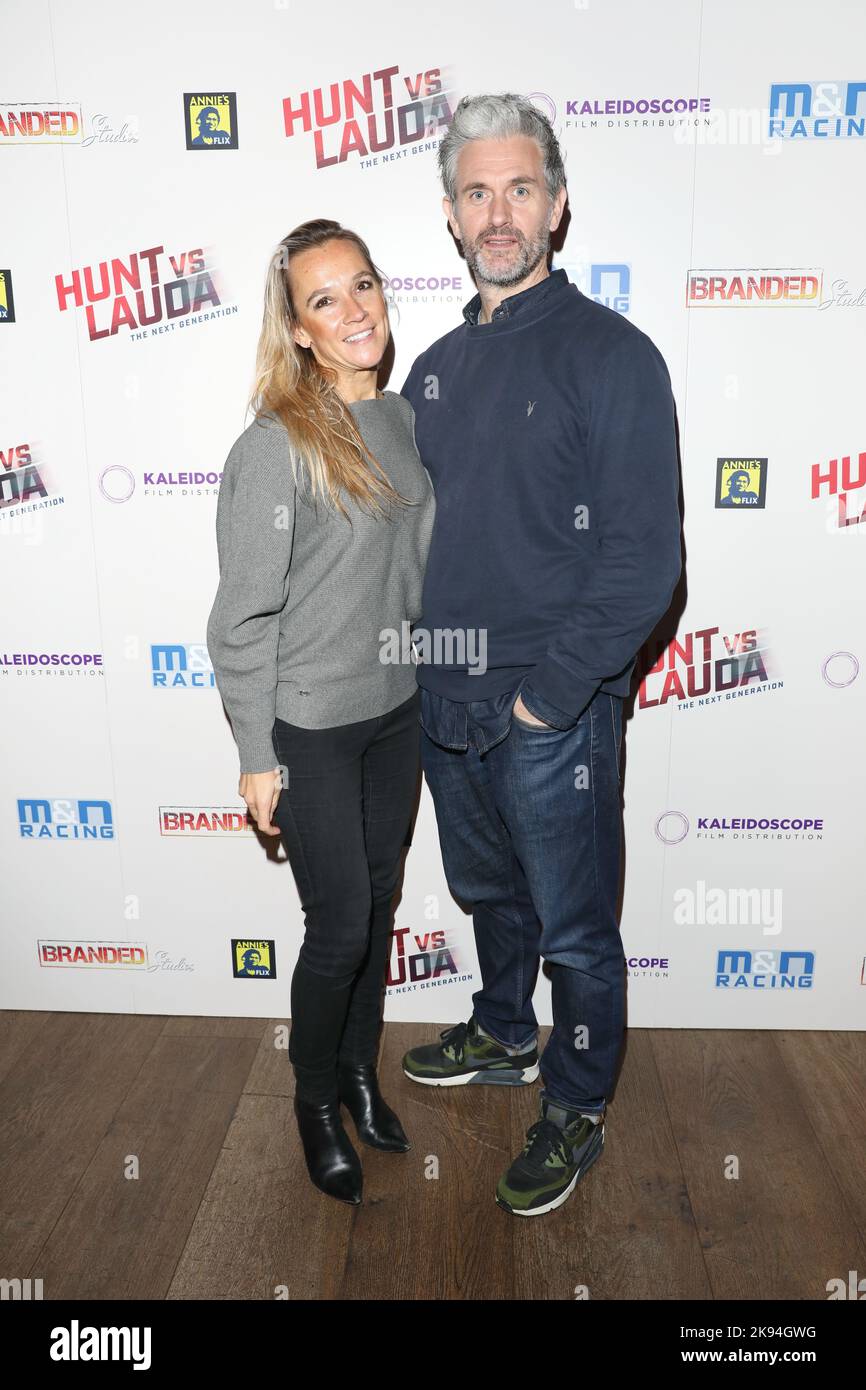 Irish actor Glen Wallace and partner attend the World Premiere of Hunt ...