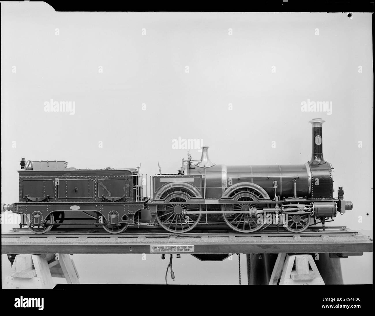 Model of the steam locomotive State Railways, SJ BB 1 "Westergöthland ...