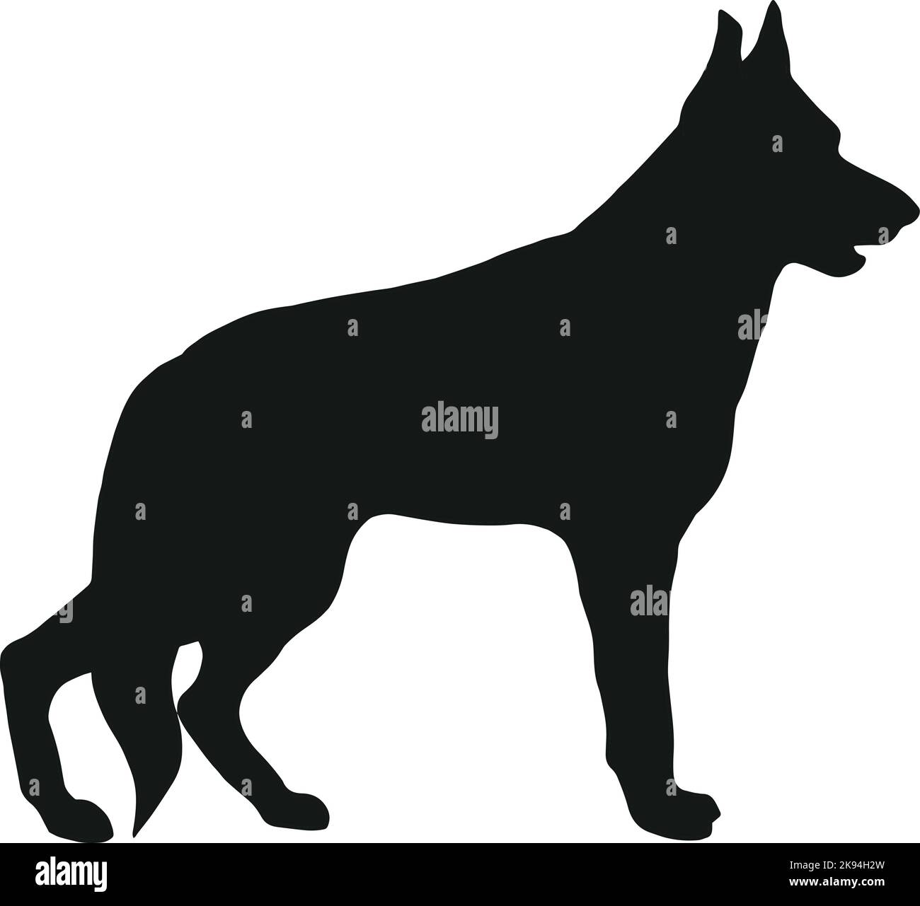 Object on black german Stock Vector Images - Alamy