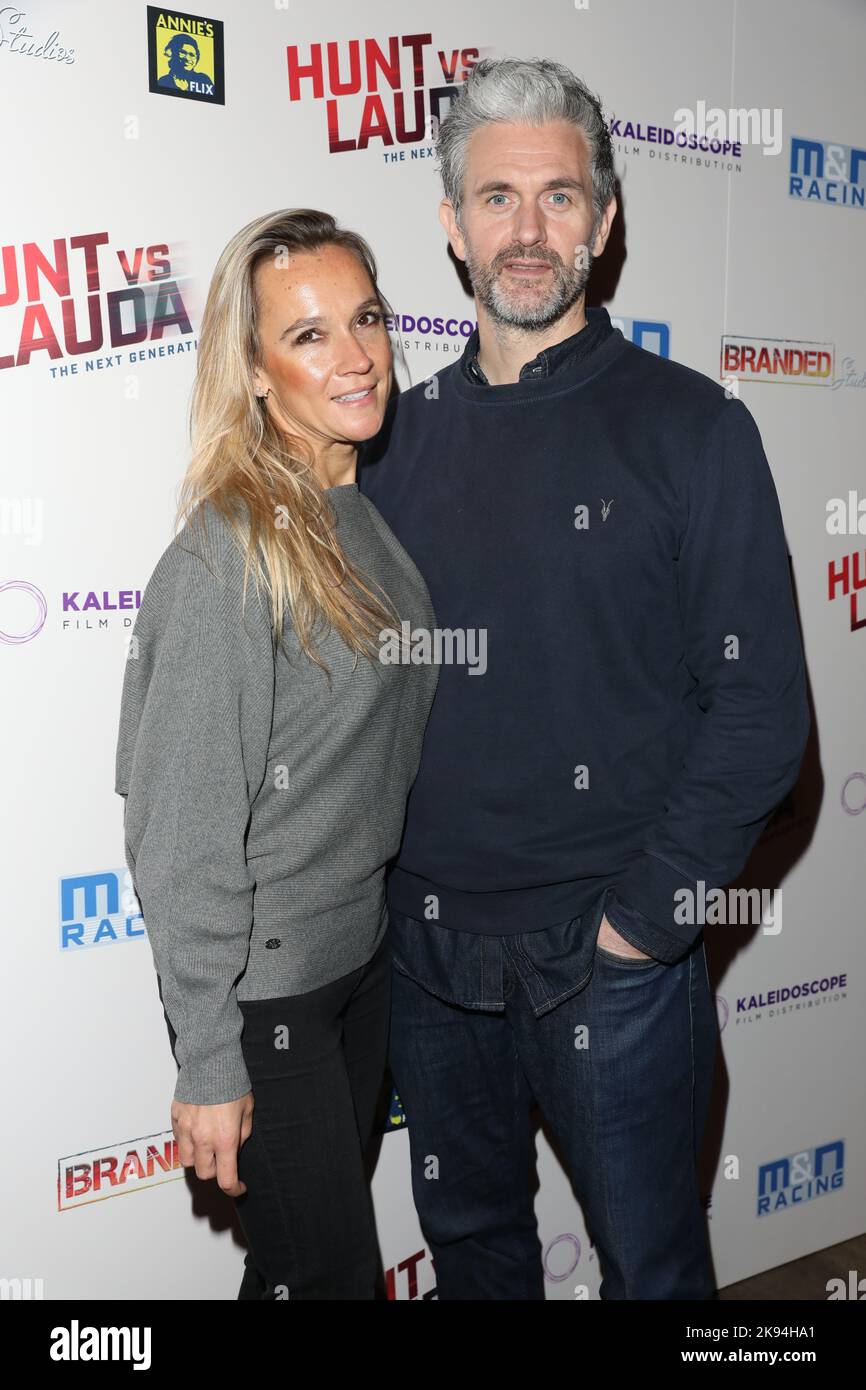 Irish actor Glen Wallace and partner attend the World Premiere of Hunt ...