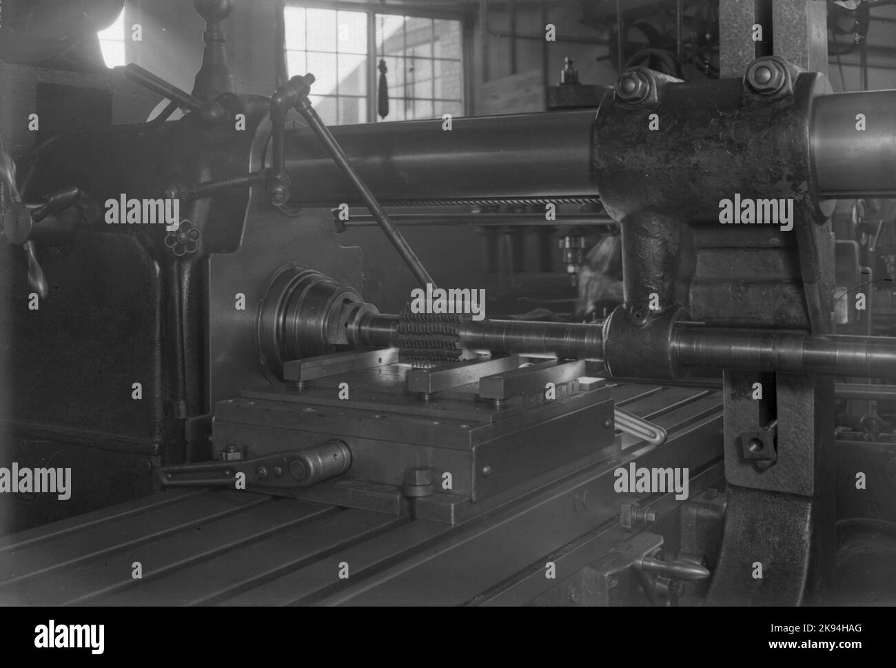 Milling of gear rod 2121 Stock Photo - Alamy