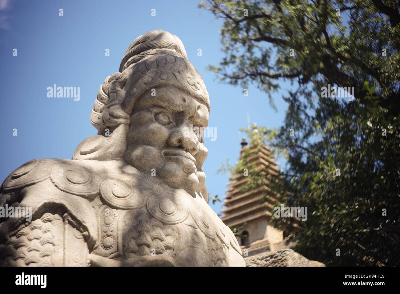 Chinese tombstone in the temple hi-res stock photography and images - Alamy