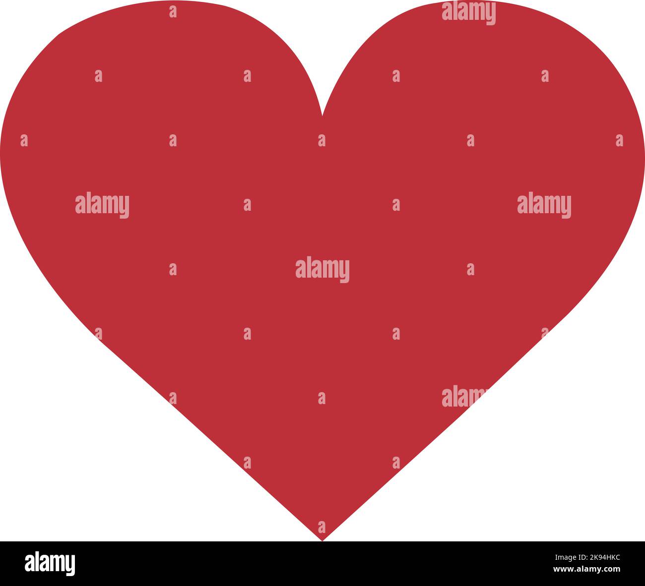 Heart vector icon. Love symbol. Simple hand drawn vector art Stock ...