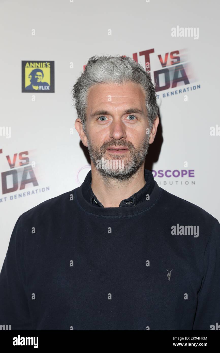 Irish actor Glen Wallace and partner attend the World Premiere of Hunt ...