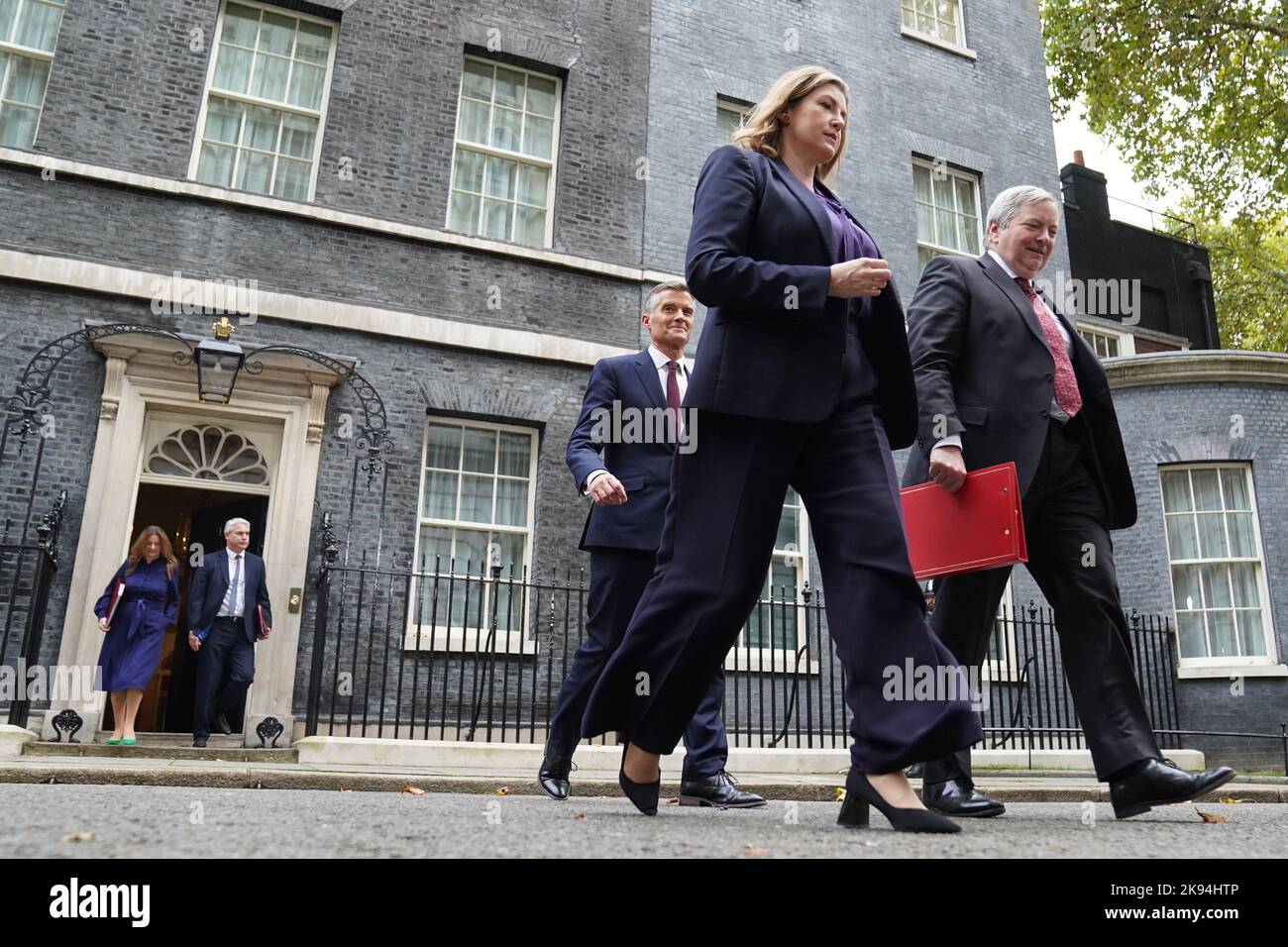 Leader of the Commons Penny Mordaunt, Transport Secretary Mark Harper and Lord Privy Seal and ...