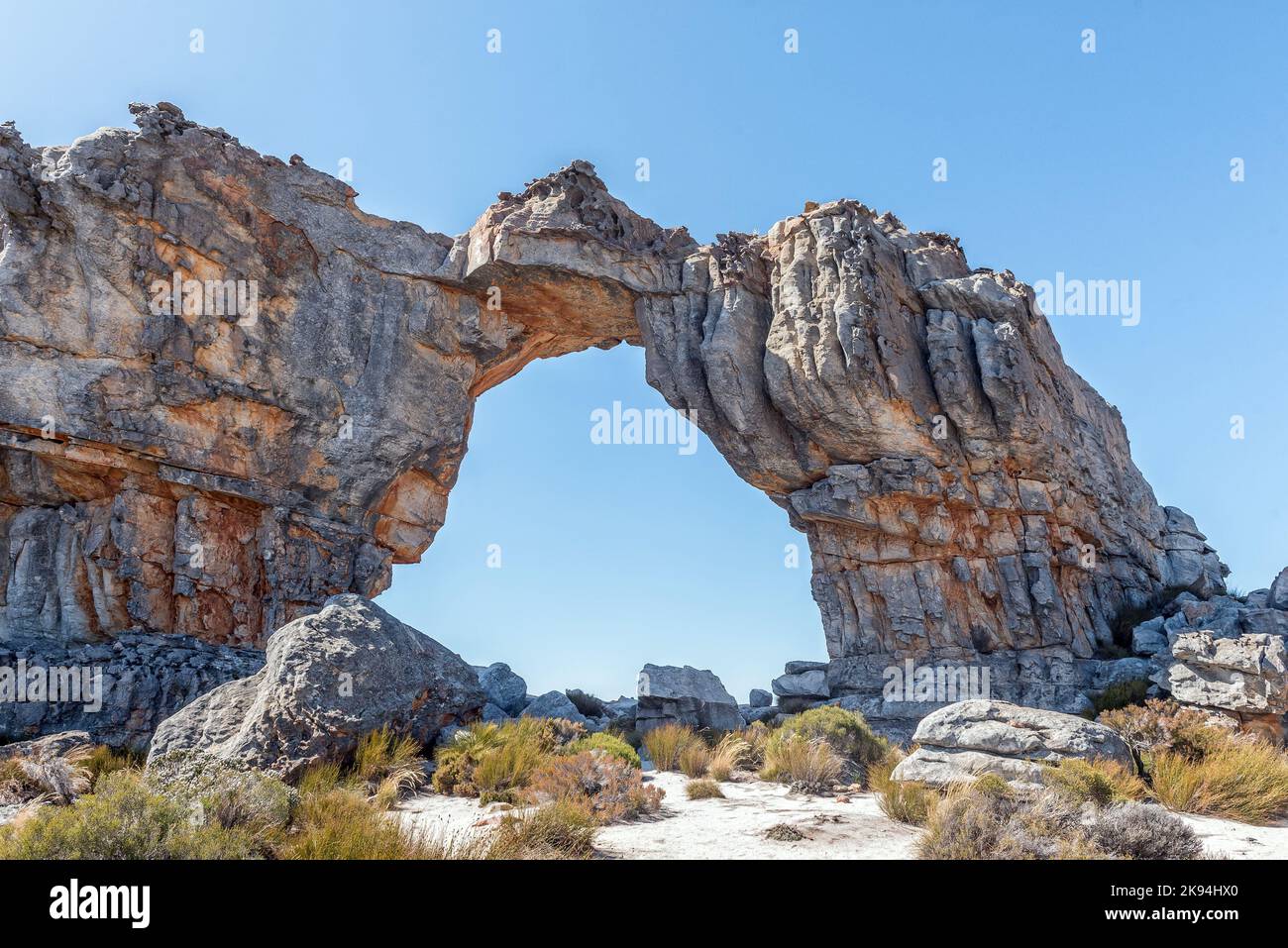 Western view of the main Wolfberg Arch near Sanddrif in the Western ...