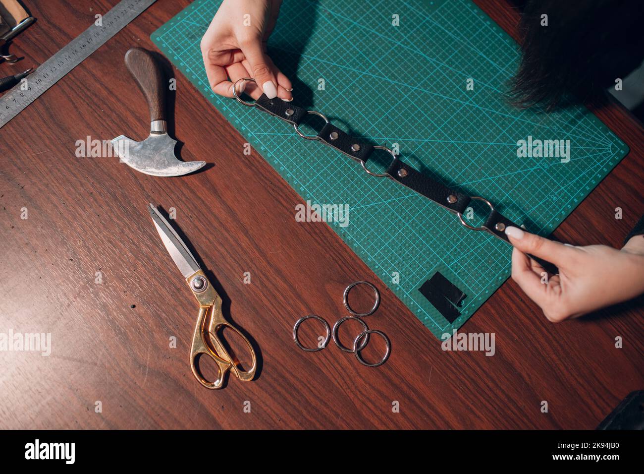 The leather making process hi-res stock photography and images - Alamy