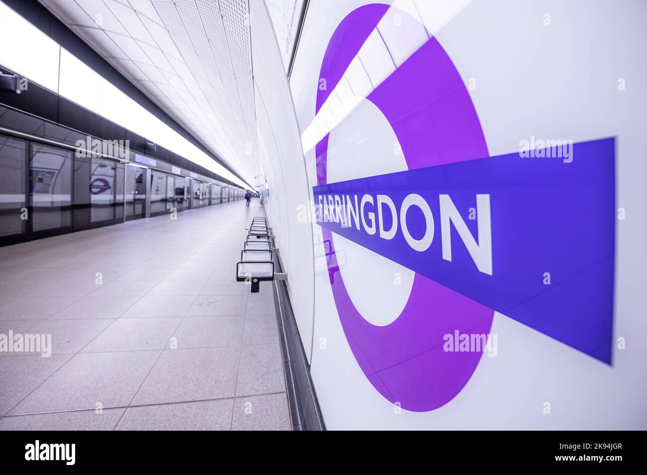 Farringdon - Elizabeth Line Station Stock Photo - Alamy