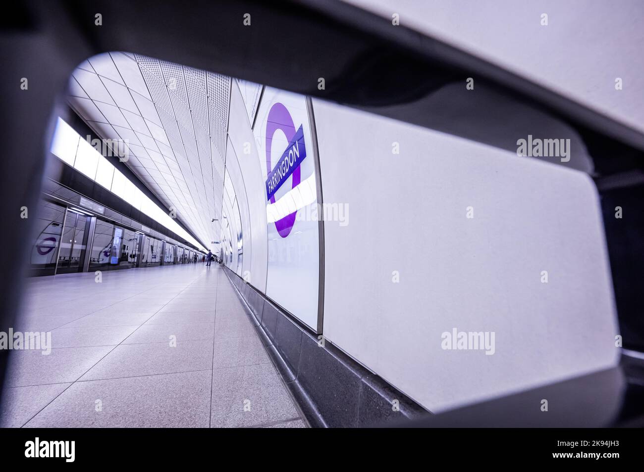 Farringdon - Elizabeth Line Station Stock Photo - Alamy