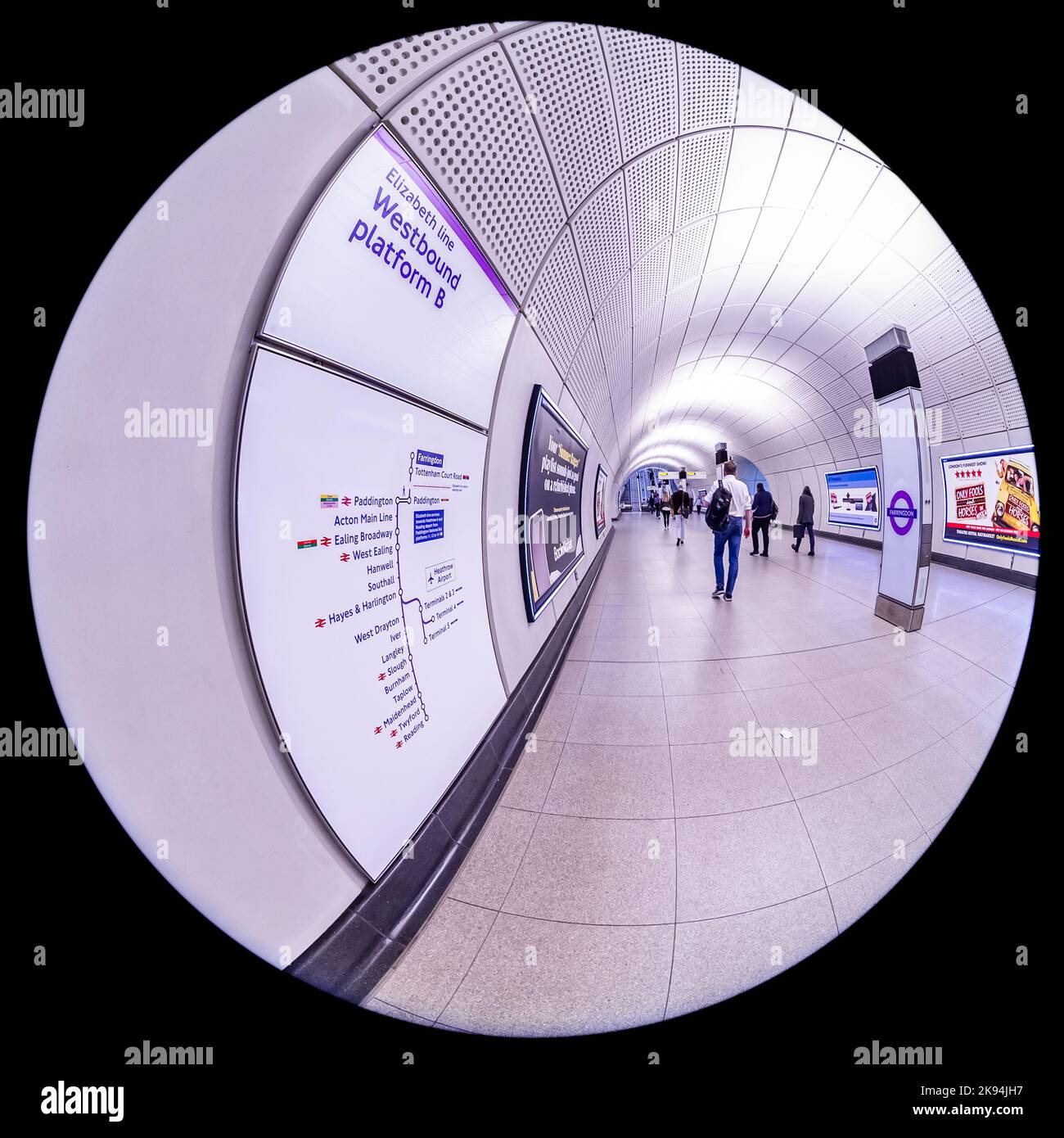 Farringdon - Elizabeth Line Station Stock Photo - Alamy