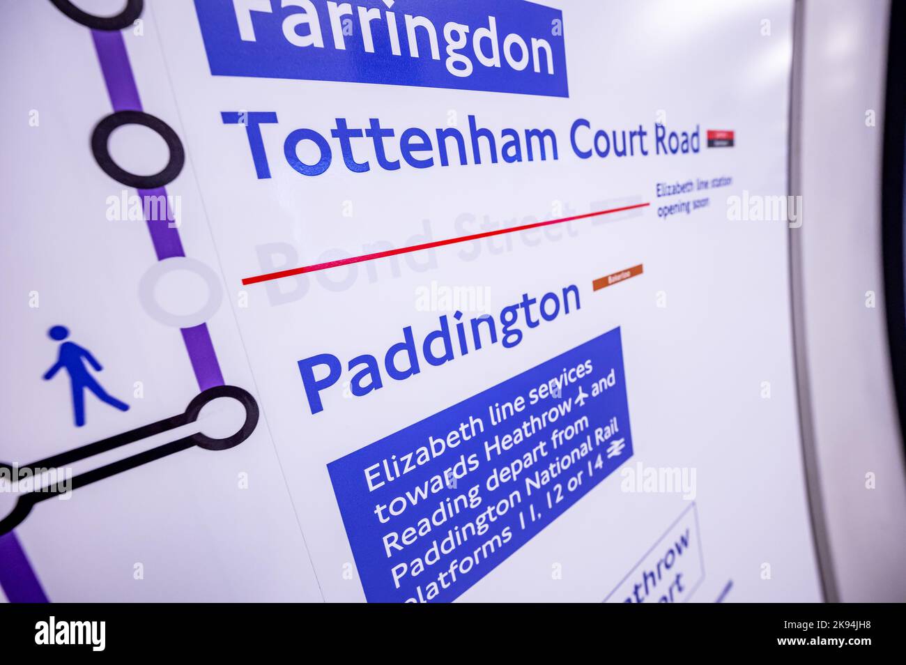 Farringdon - Elizabeth Line Station Stock Photo - Alamy
