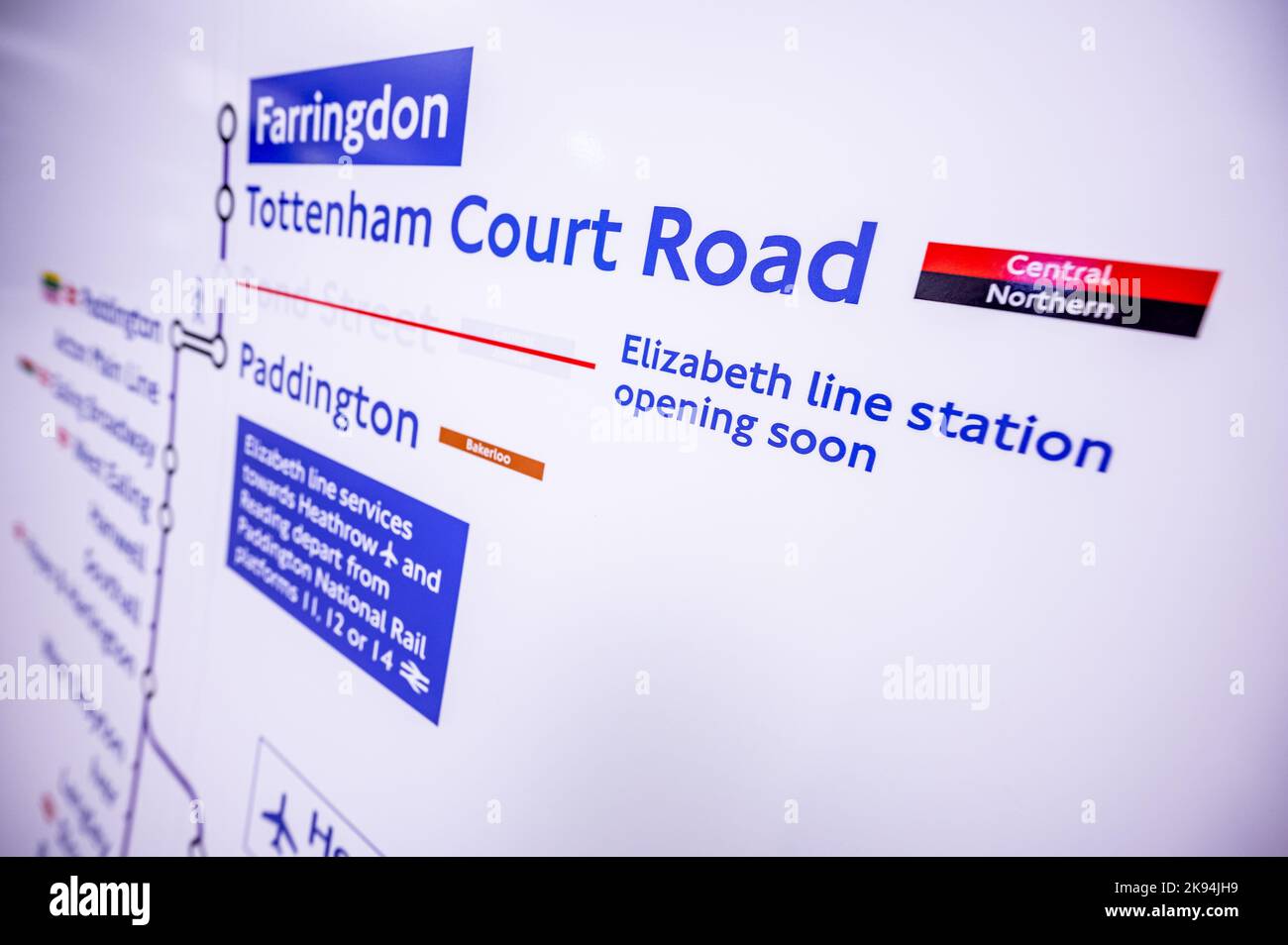 Farringdon - Elizabeth Line Station Stock Photo - Alamy