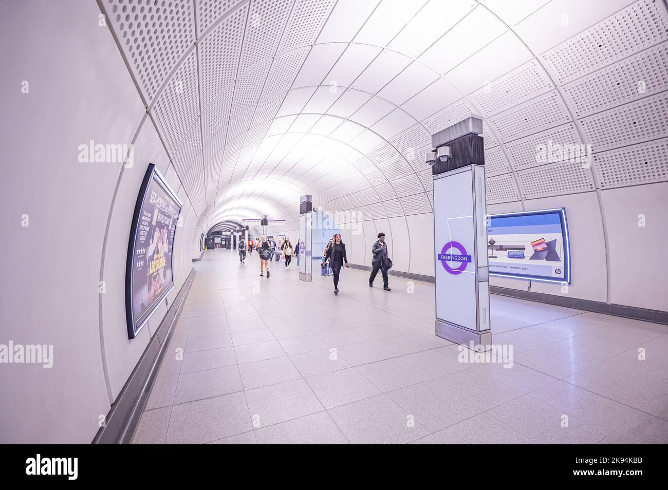 Farringdon - Elizabeth Line Station Stock Photo - Alamy
