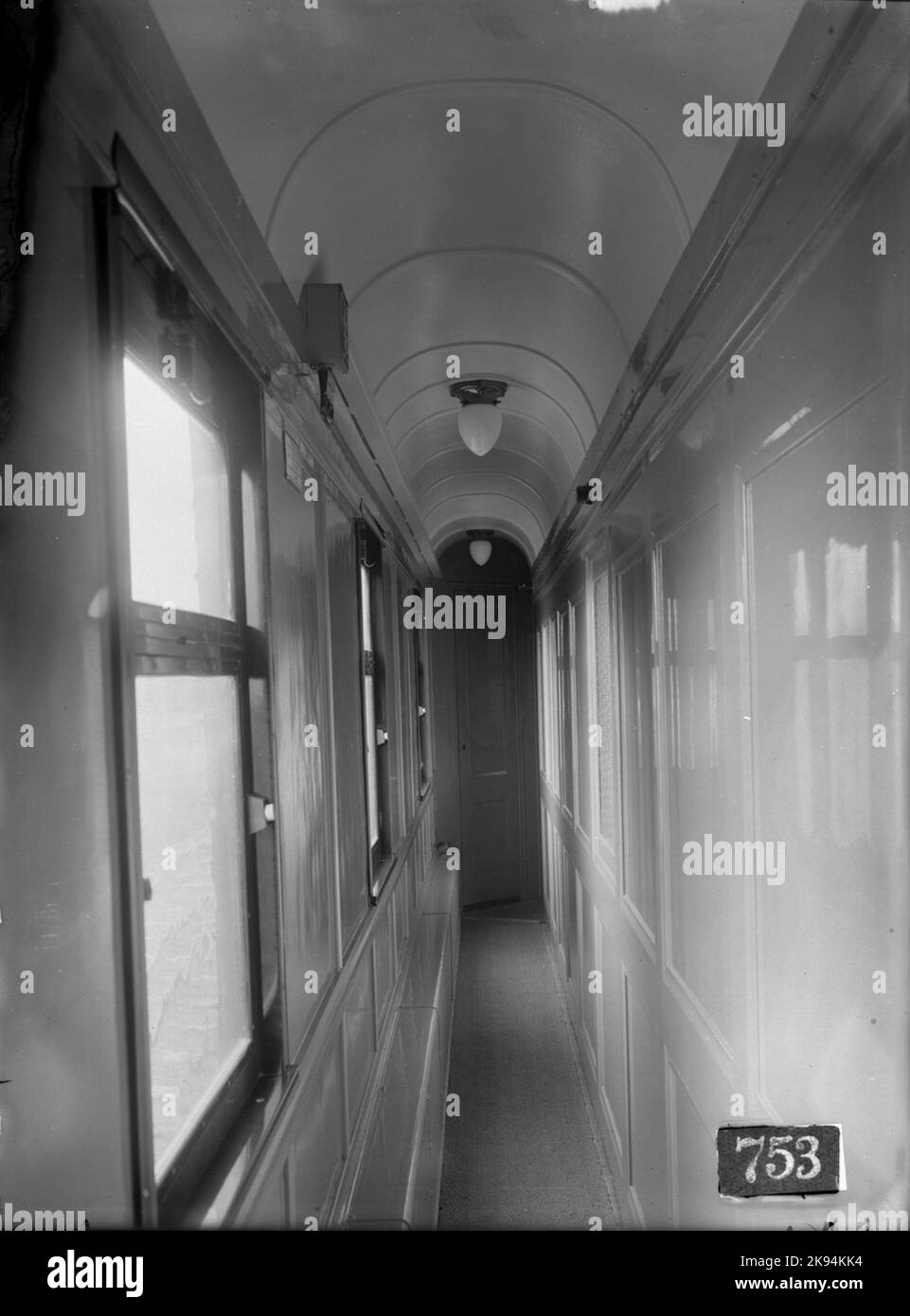 Cars interior, corridor Stock Photo - Alamy