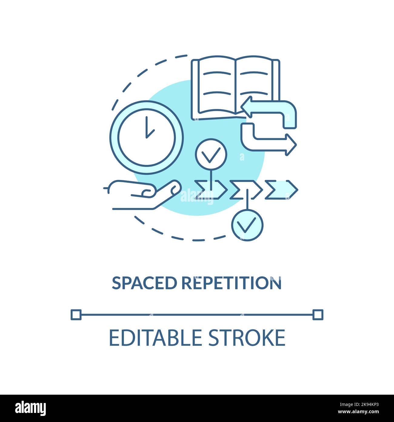 Learn by repetition Stock Vector Images - Alamy