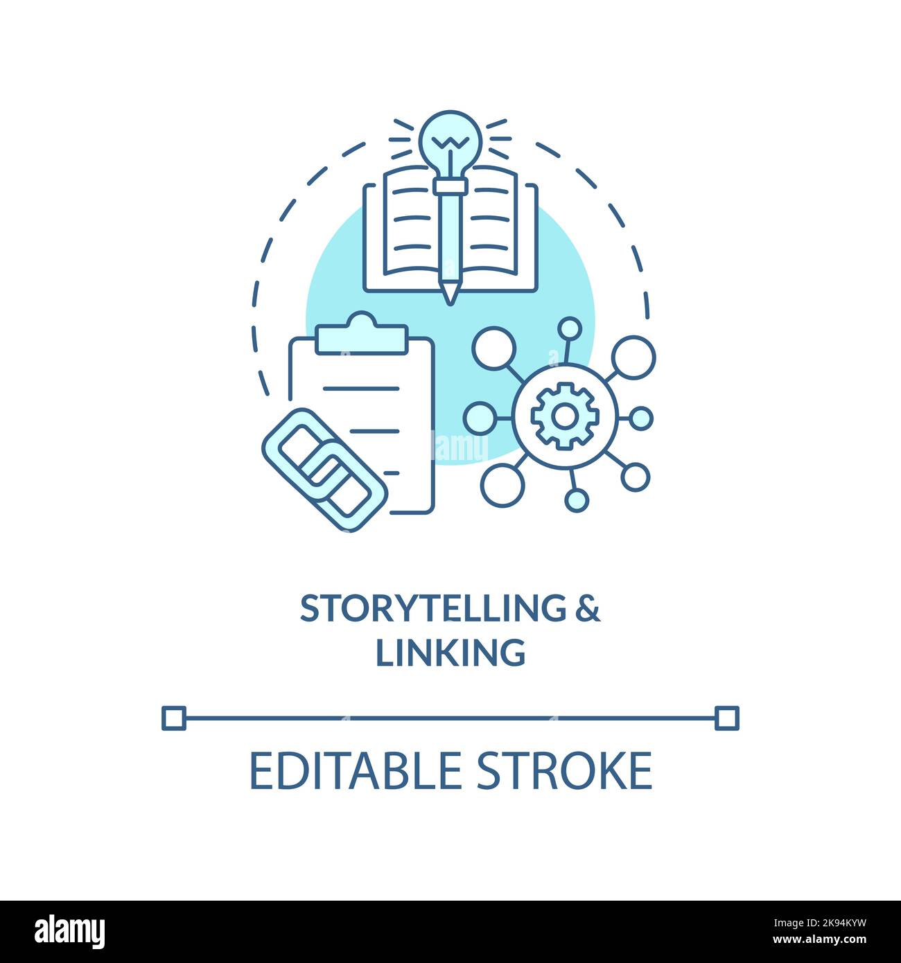 Linking icon Stock Vector Images - Alamy