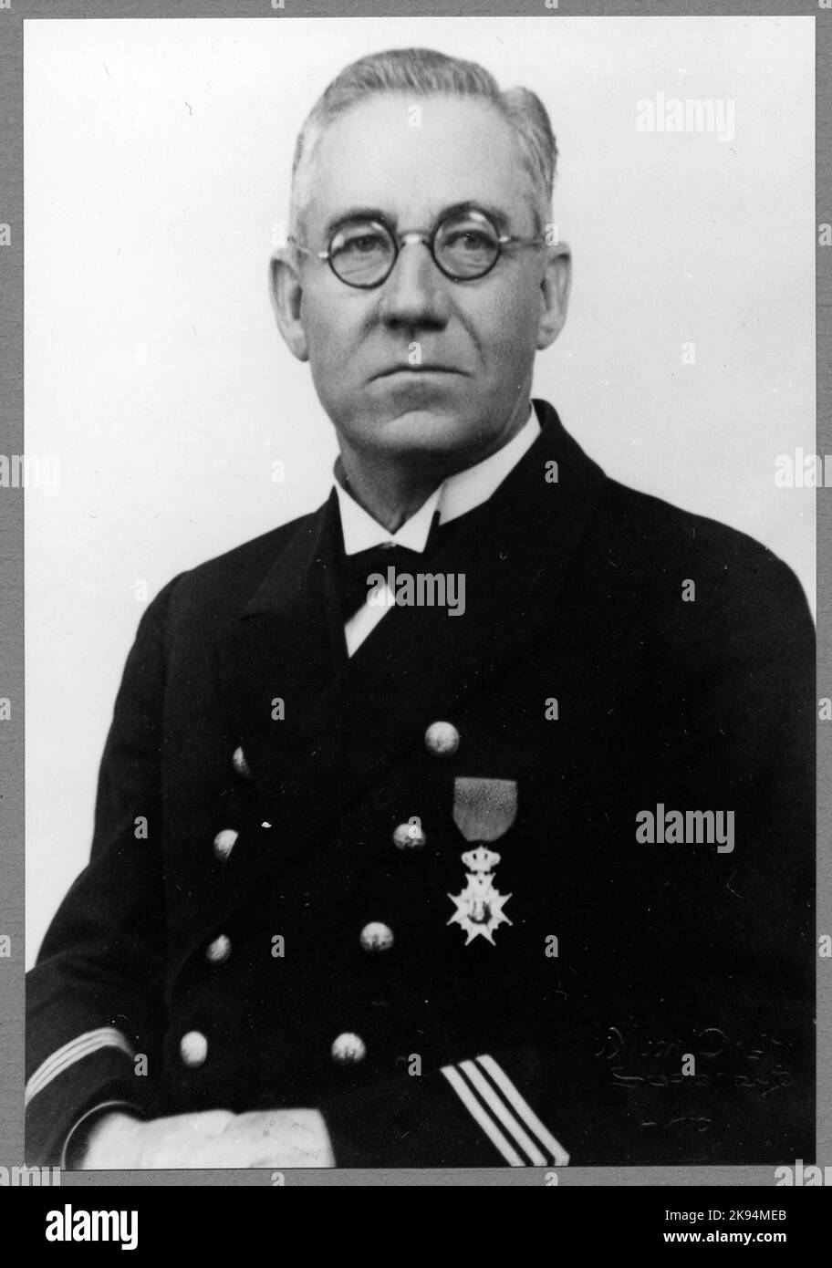 Station inspector Johan Emil Dalhoff Stock Photo - Alamy