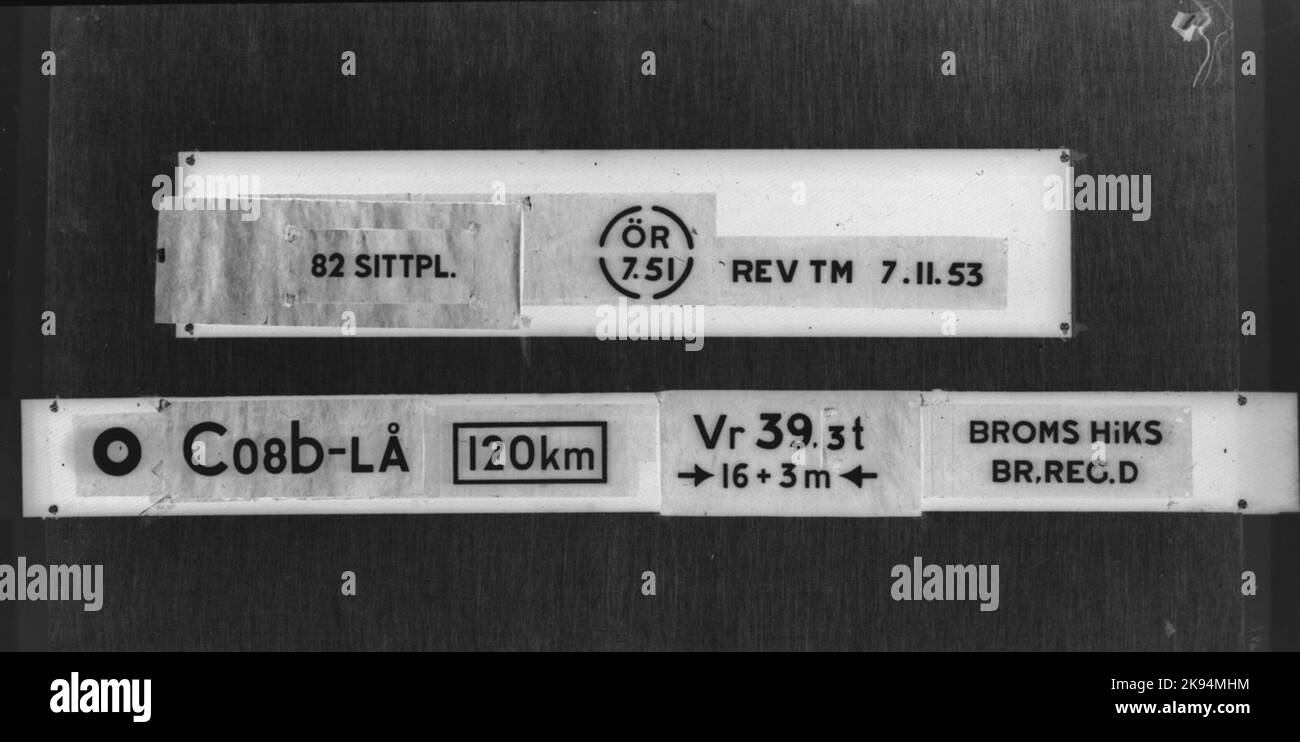 Markings State Railways SJ C08B; JVM Stock Photo - Alamy