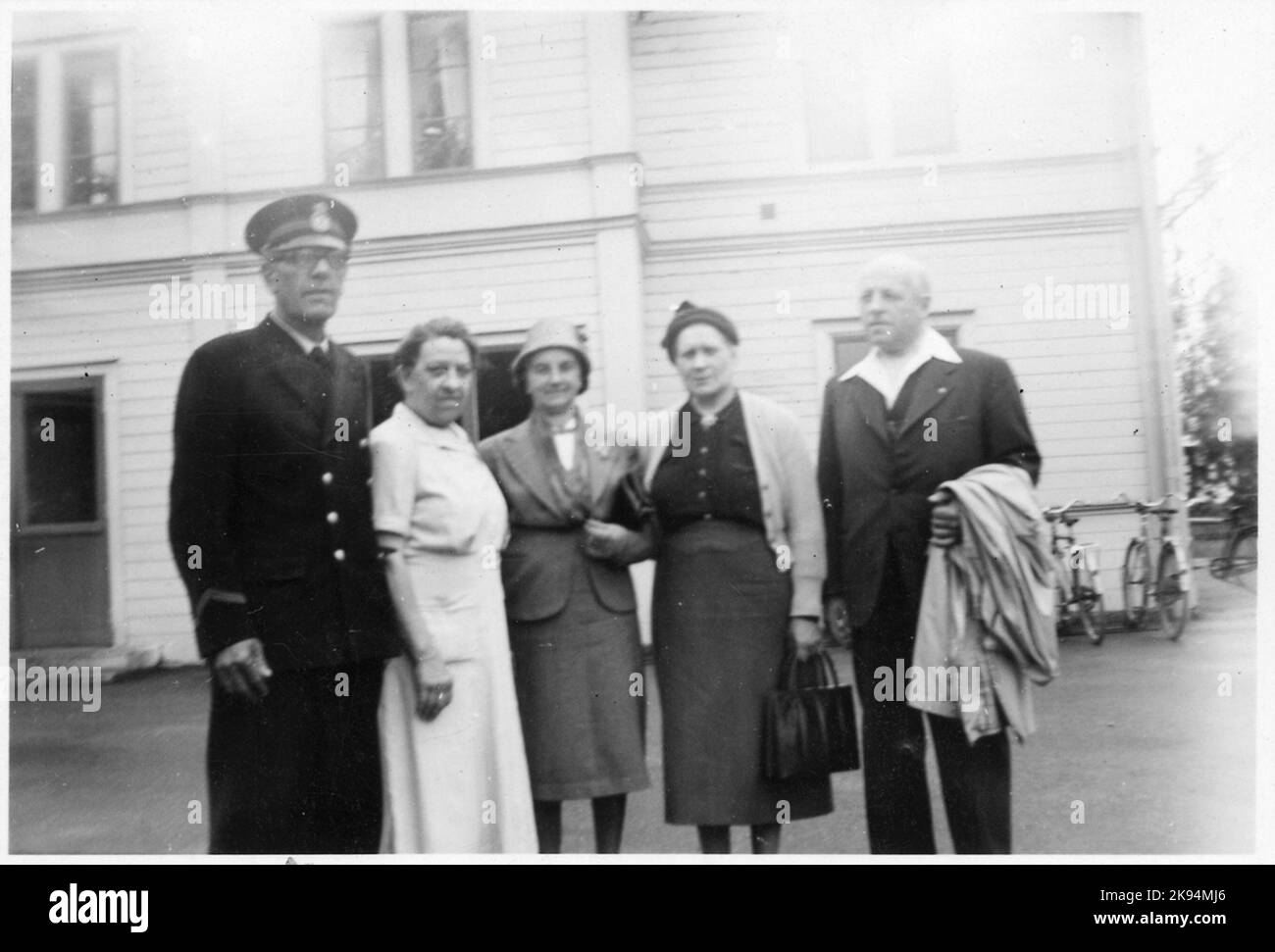 Station manager Johan Emil Dahllöf with staff Stock Photo - Alamy